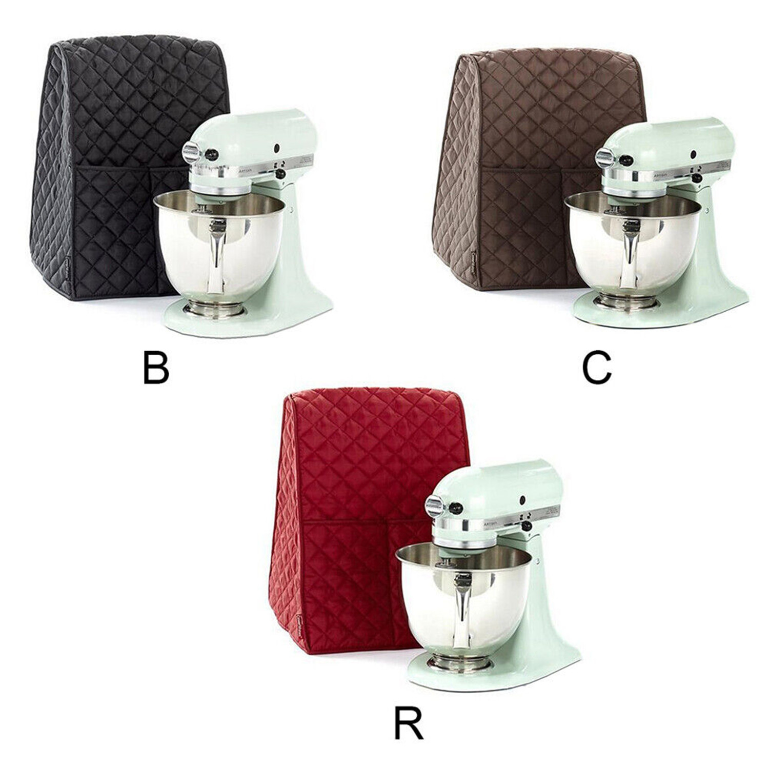 Stand Mixer Dust Cover with 2 Pockets for All Tilt Head, Easy Cleaning ...