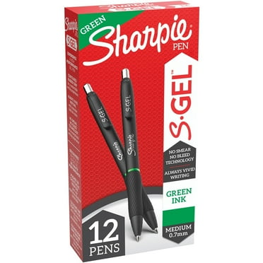 Sharpie Rollerball Pen, Needle Point (0.5 mm) Precision, Red Ink, 12 ...