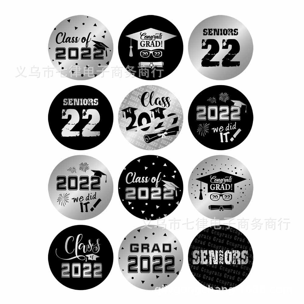 NUOLUX 20pcs Graduation Label Stickers Graduation Party Decorations ...
