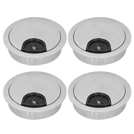 Desk Hole Cover, Desk Grommets, Zinc Alloy 4 Set For Office Table ...