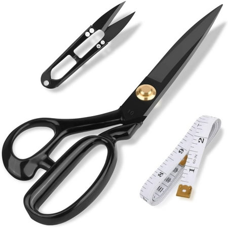 Left-Handed Fabric Scissors 10 Inch - Lefty Tailor's Dressmaking Shears ...