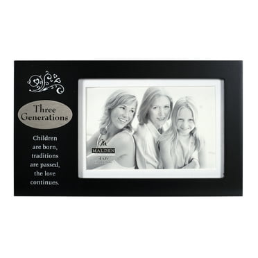 4X6 FOUR GENERATIONS PLAQUE PHOTO FRAME - Walmart.com