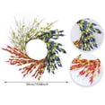 19.6In Patriotic Red White And Blue Garland For Independence Day Front ...