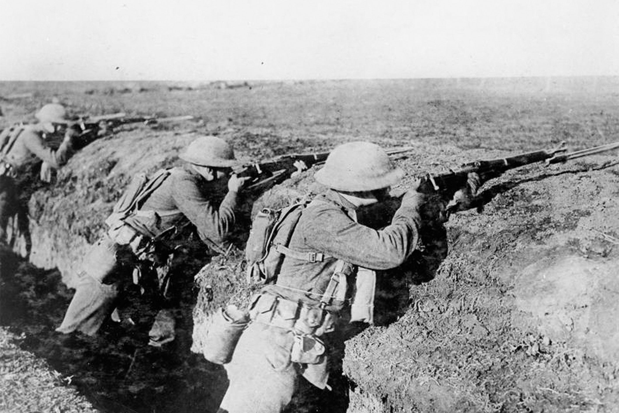 24x36 gallery poster, US Marines with M1903 Springfield rifles and ...