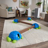KidKraft Turtle Totter Balance Beam for Toddlers with Squeaky Turtle ...