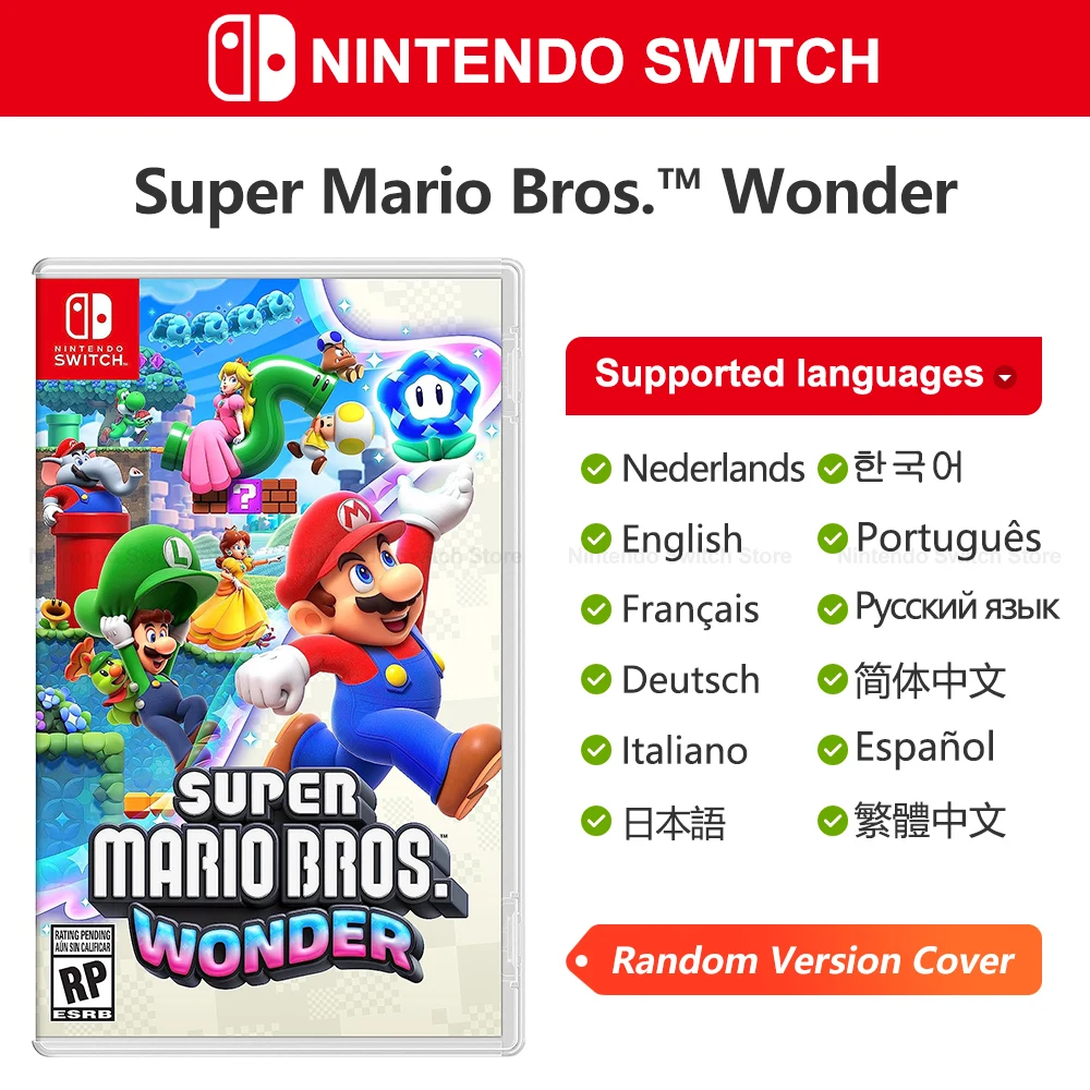 Super Mario Bros Wonder RPG Kart 8 juegos superventas, colección de ...