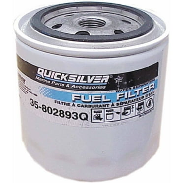 Quicksilver 18458Q4 Water Separating Fuel Filter Kit with Blue Water ...