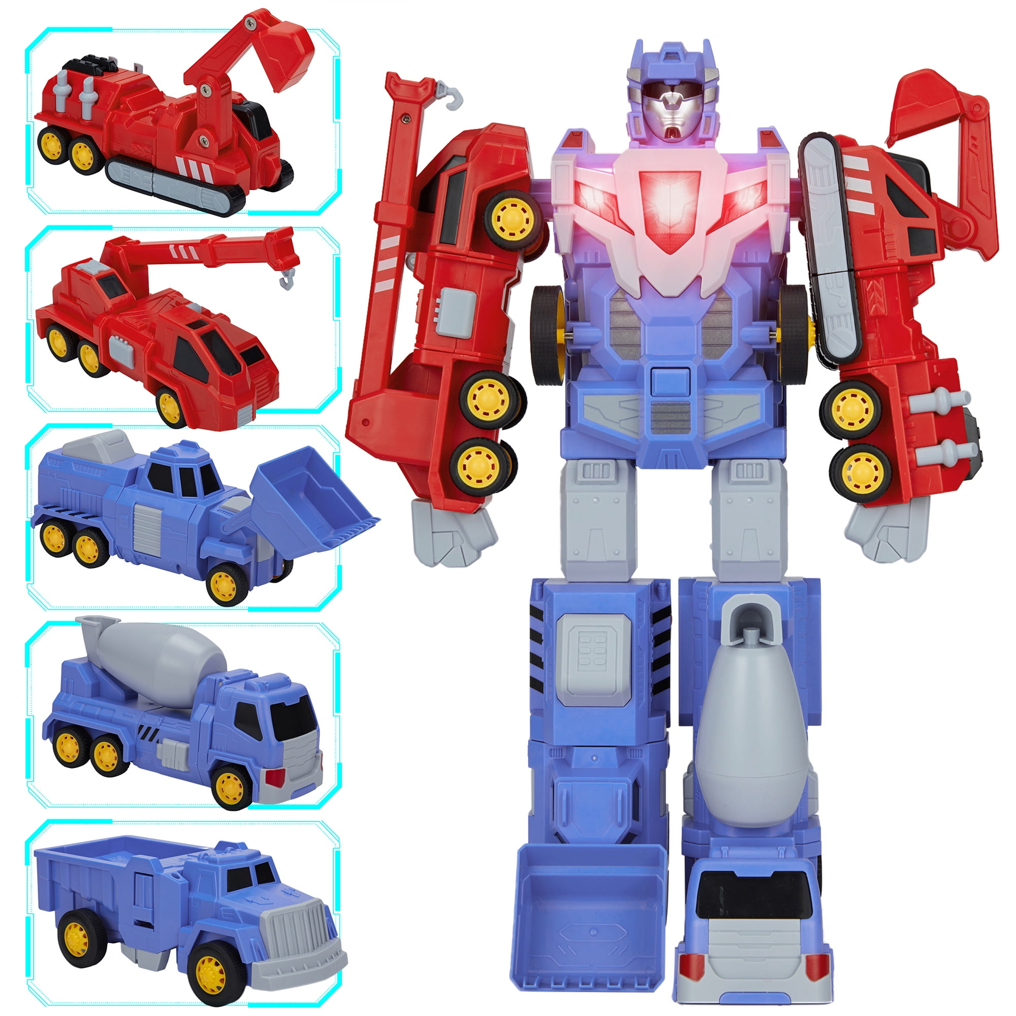 YouLoveIt Transformer Toys Robot Toys Construction Vehicles Robot Toys ...