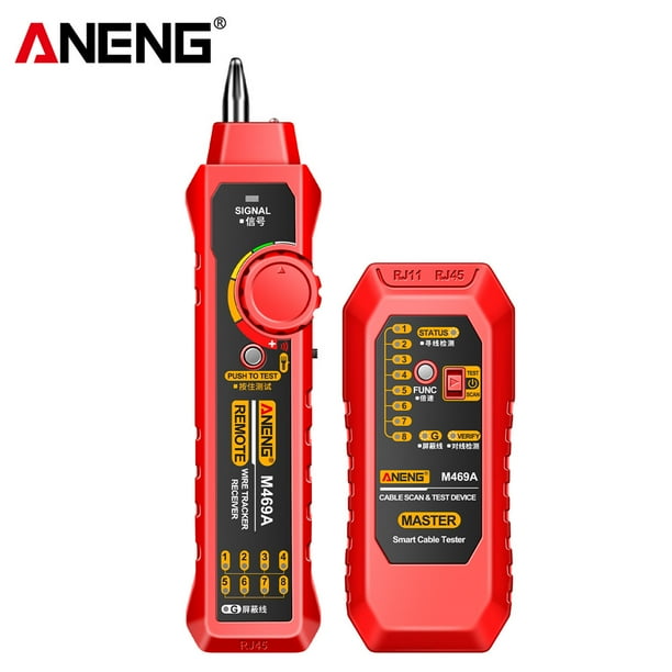 ANENG M469A Network Cable Tester Multi Wire Tracker Receptor ...