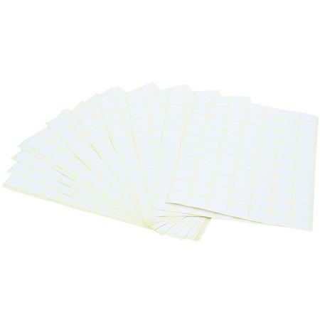 30X 19mm Circles Round Code Stickers Self Adhesive Sticky Labels White ...