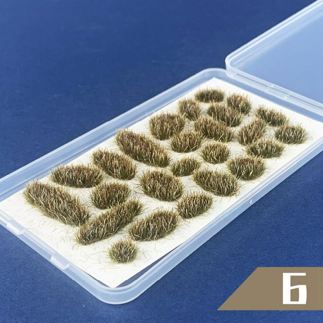 25 Pieces Cluster Grass Layout Model Dioramas Scenery Decor Static ...