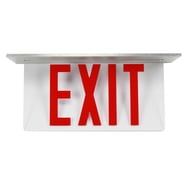 Monument Led Exit Sign Light Red, Ac Only - Walmart.com