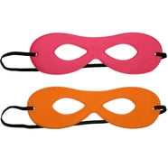 SeasonsTrading Adult Shiny Pink Superhero Mask - Costume Party Eye Mask ...