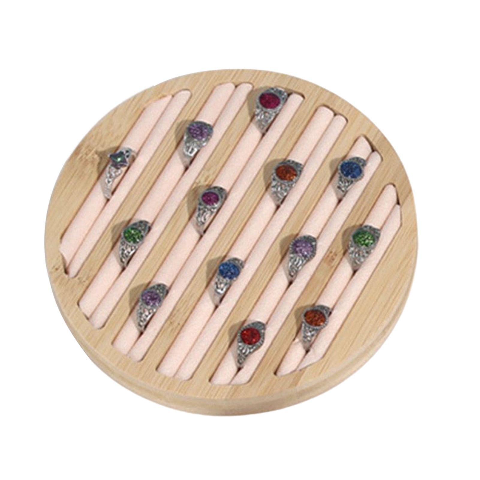 Manunclaims Ring Display Showcase Stylish Simplicity Solid Wood Large ...