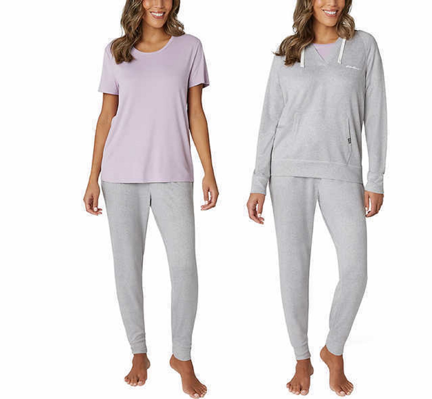 Eddie Bauer Ladies' 3-Piece Waffle Fleece Pajama Set 1608997