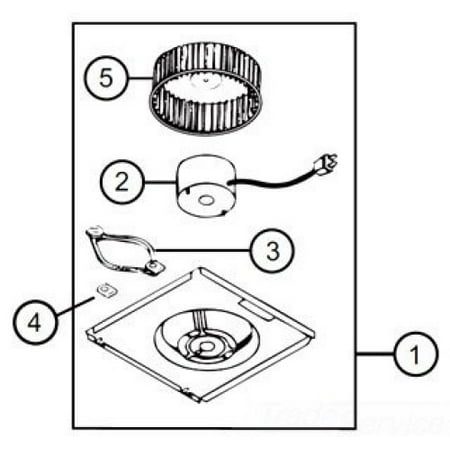 Nutone S97017646 Fan B-unit Motor , New, . | Walmart Canada