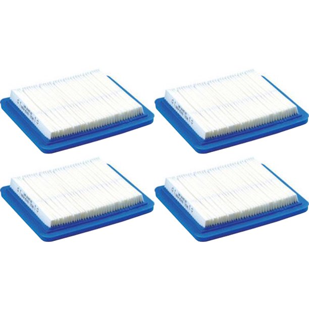 Briggs and Stratton 491588S Flat Air Filter Cartridge (4 PK) - Walmart ...
