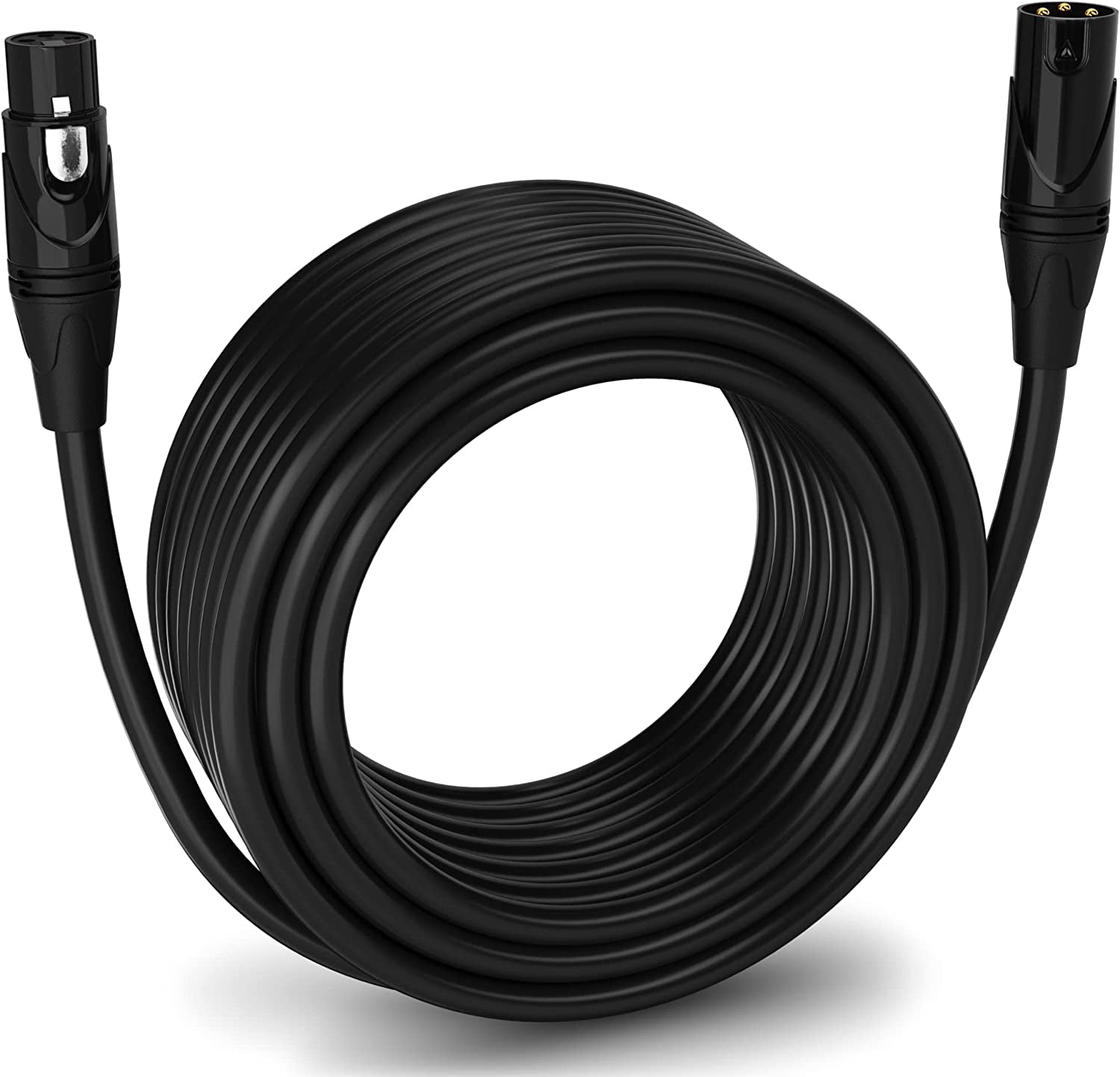 LyxPro 75 feet Microphone XLR Cable, Male to Female, 3 Pin Mic Cable ...