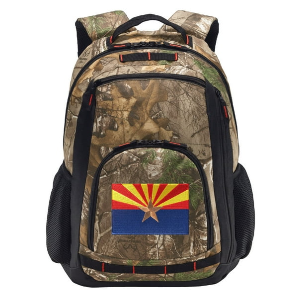 RealTree Camo Arizona Flag Backpack Arizona Camo Backpack with Laptop ...