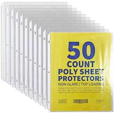 DIY.STORE 9.25 x 12 Sheet Protectors, 600 Pack with Reinforced 11-Hole ...