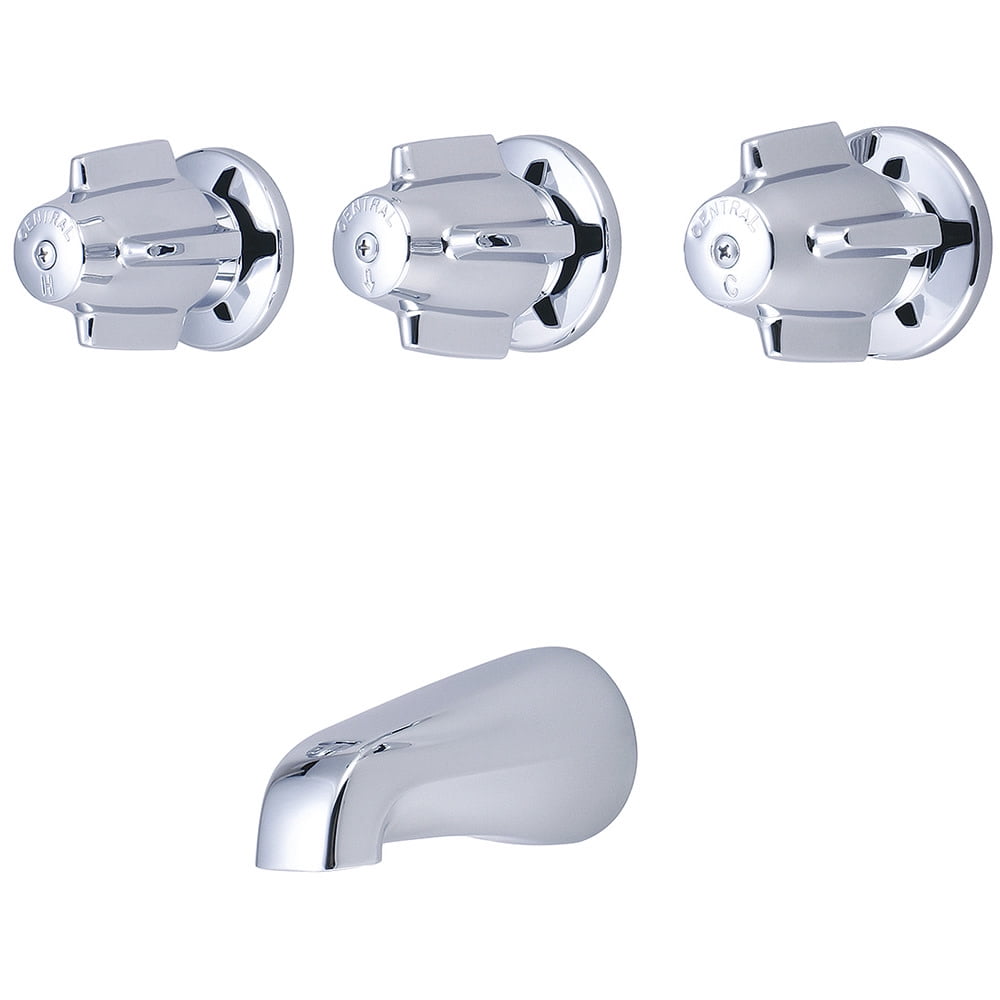 Central Brass 0961 Triple Handle Tub Faucet Trim