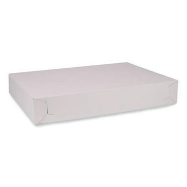 SCT Tuck-Top Bakery Boxes 19w x 14d x 4h White 50/Carton 1029 - Walmart.com