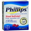 Phillips' Stool Softener Constipation Relief Liquid Gels, 30 Count HSA ...