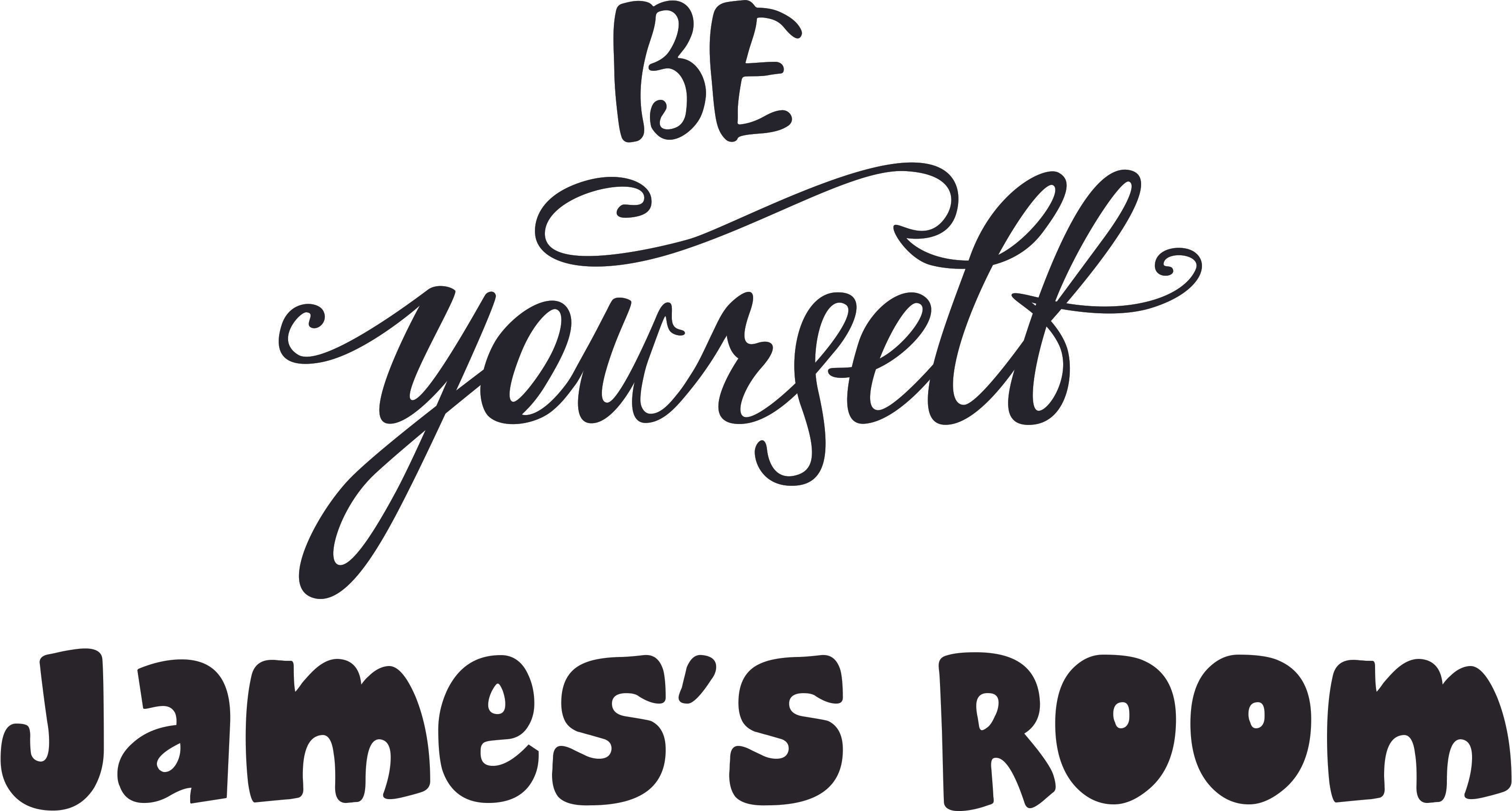 Wall Decal Be Yourself Life Motivation Journey Travel Motivation ...