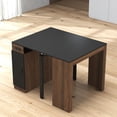 LHYY Modern Multifunctional Extendable Dining Table with Outlet,Space ...