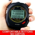 Digital Stopwatch Timer - Interval Timer with Large Display - black - Walmart.com