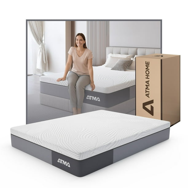 Colchón en Caja Matrimonial ATMA VENTUS Memory Foam Altura 29cm ATMA ...