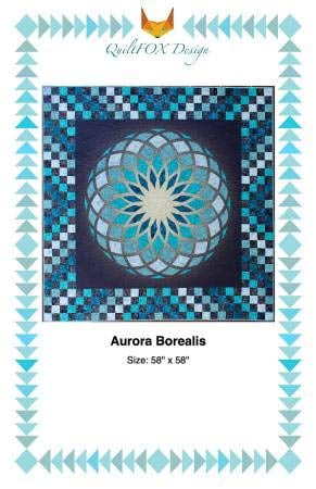 QuiltFOX Designs Quilt Pattern - Aurora Borealis (Finished Project Size ...