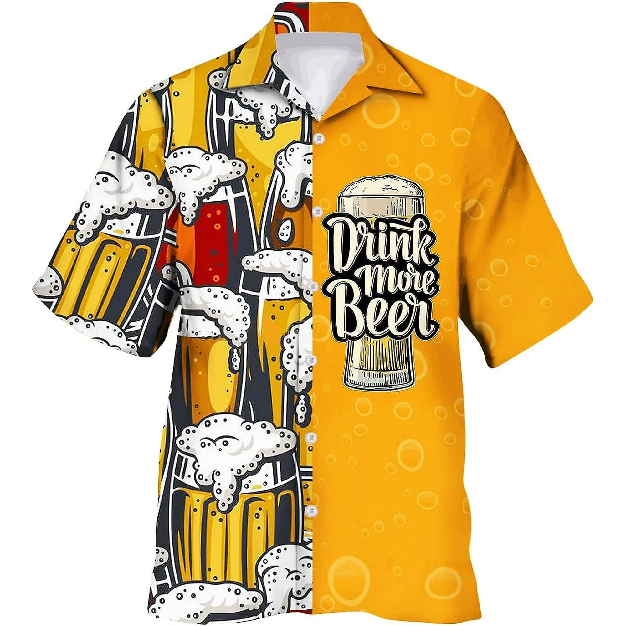 Click here for Mens Oktoberfest Shirt: Short Sleeve Beer Print Bu... prices