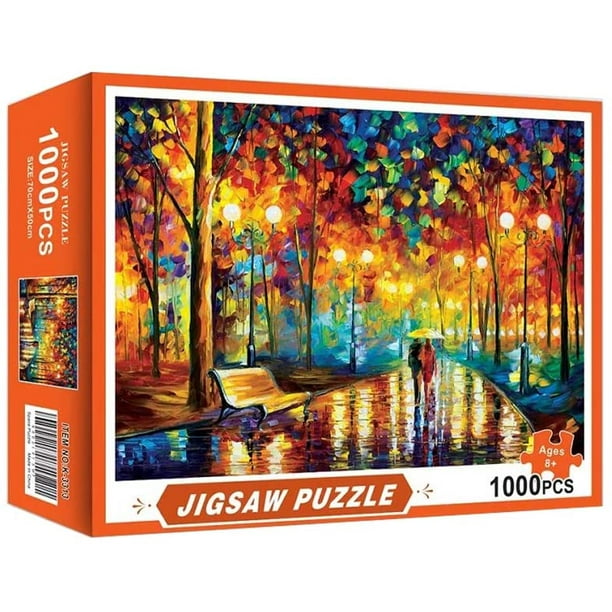 1000 Pieces Coffee Alley Puzzles for Adults Challenging Intellectual ...