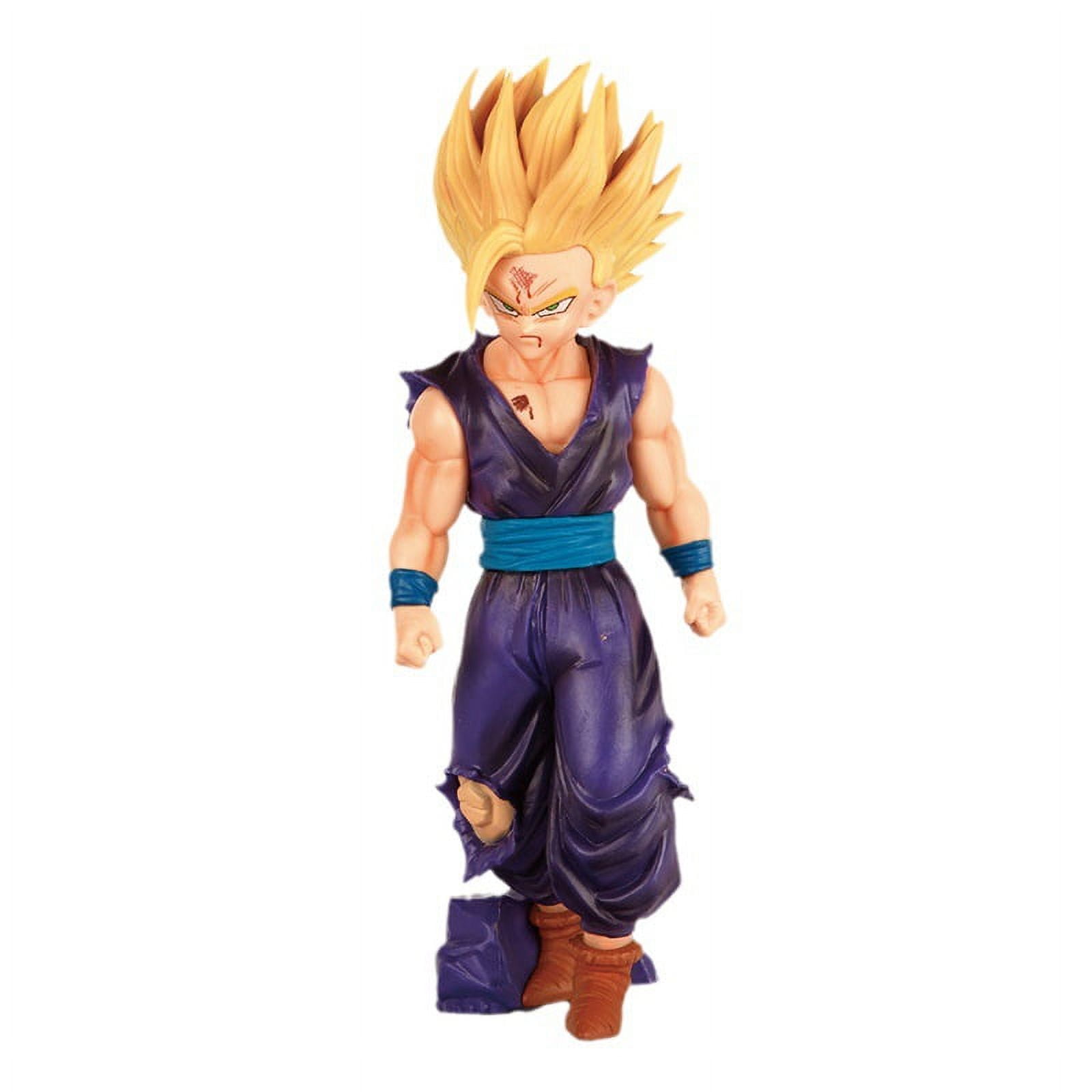 Dragon Ball Battle Damaged Saiyan Son Gohan Purple Clothes Type A Color Box Collection Model Toy Anime Cartoon Game Fit Model 8.27 inch Walmart