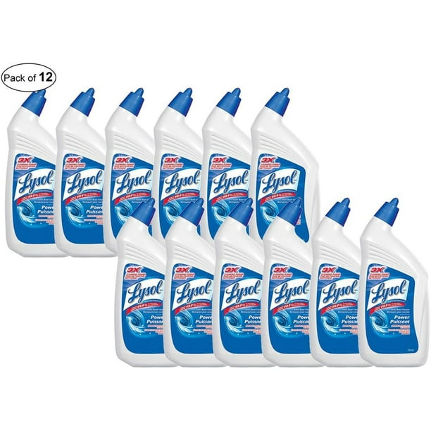 Lysol Toilet Bowl Power Cleaner-946 ml (Pack of 12) - Walmart.ca