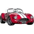 American Muscle Car Wall Decals Stickers Classic Hot Rod Race Decor ...
