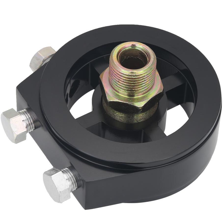 Oil Filter Sandwich Plate Adapter In-Line 1/8" Inch NPT Thermostat ...