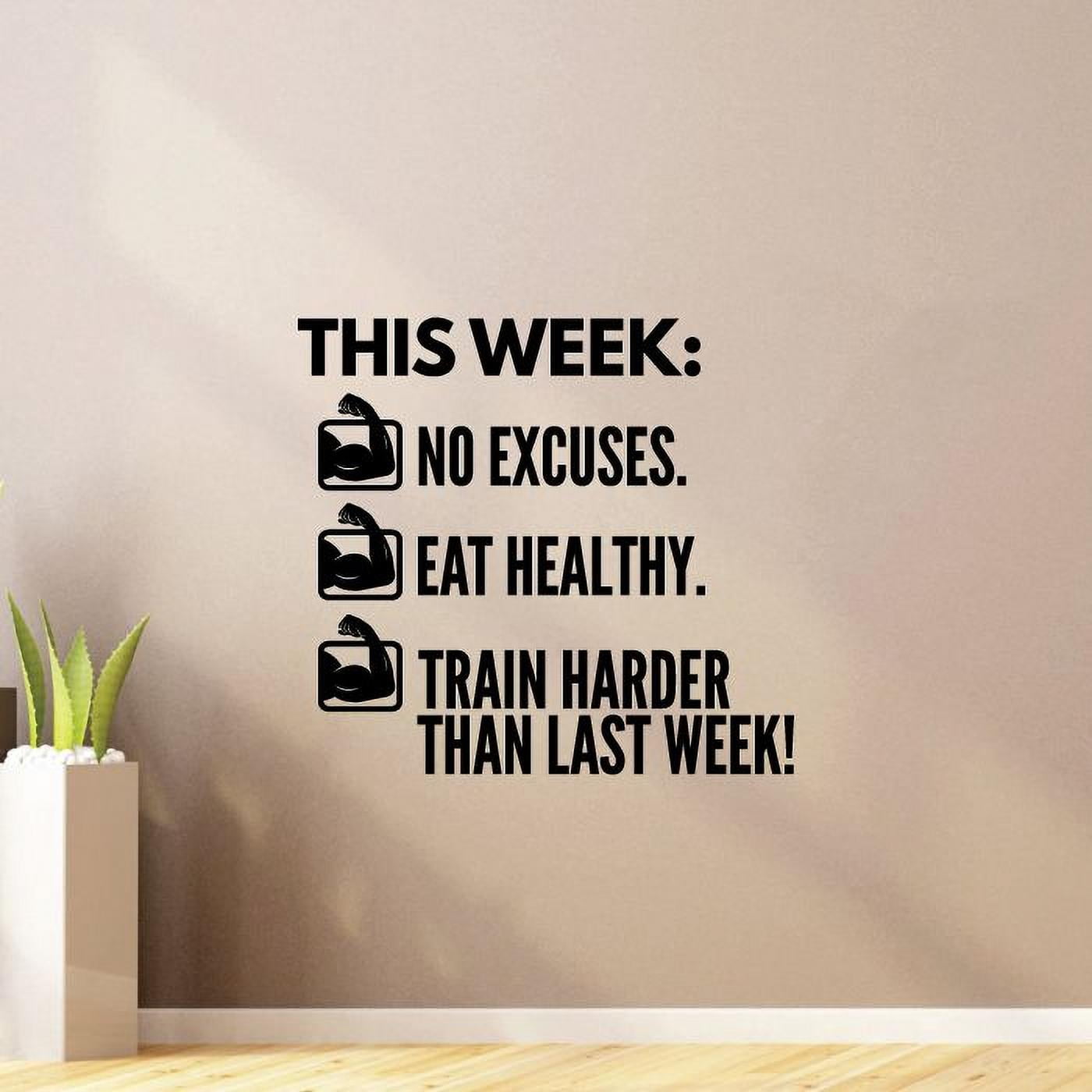 No Excuses Fitness Quotes