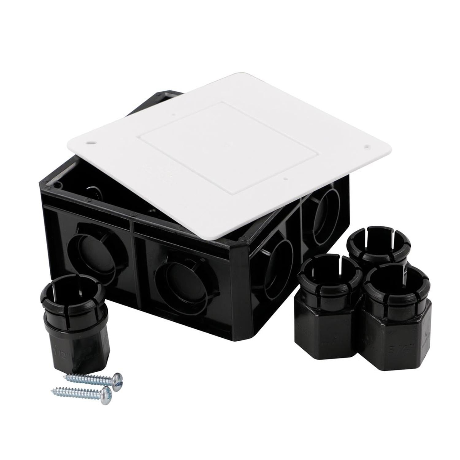 Caja Poliflex Negra 3/4" C/Tapa multicolor | Bodega Aurrera en línea