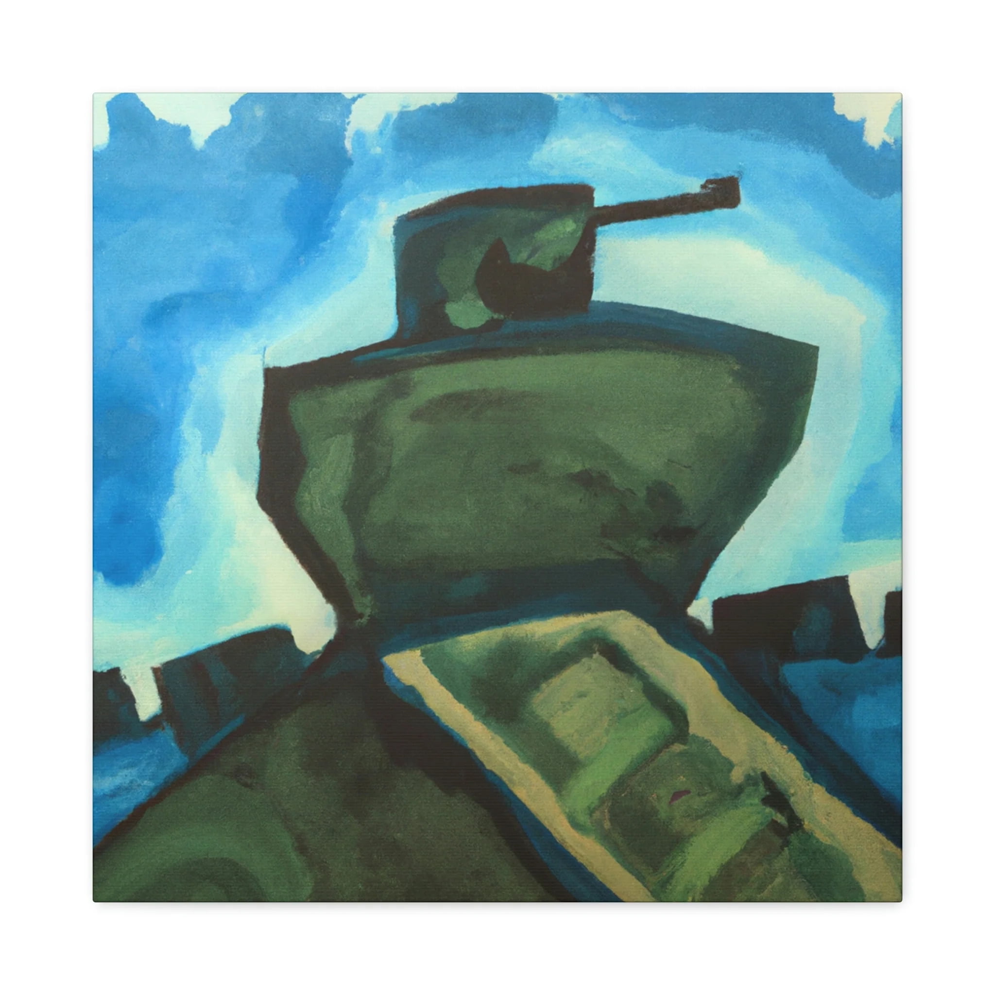 Tank Turret Abstractions - Canvas - Walmart.com