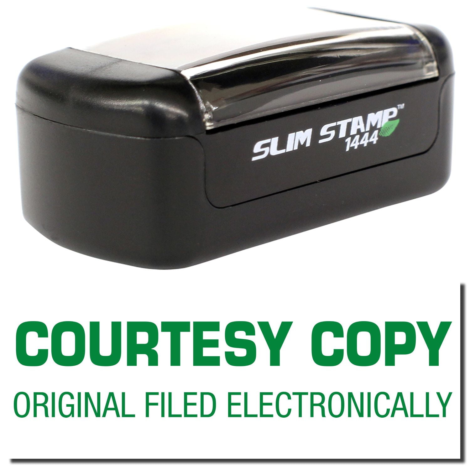 Slim Pre-Inked Courtesy Copy Original Filed Electronically Stamp, Slim ...