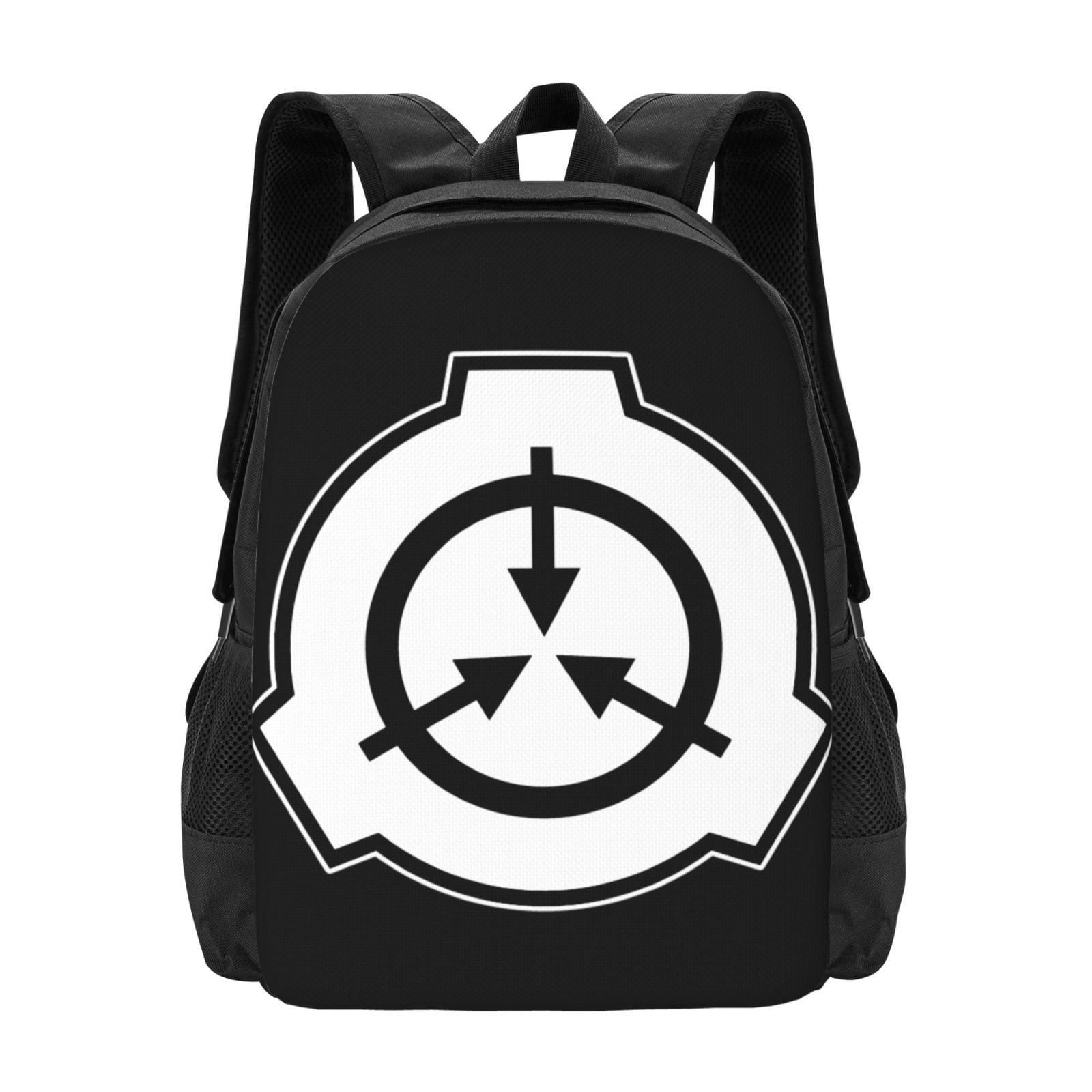 Mochila negra de la Fundación SCP para mujeres y hombres, mochila para ...