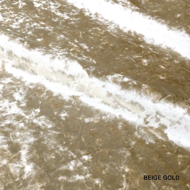 Gold Velvet Upholstery Fabric