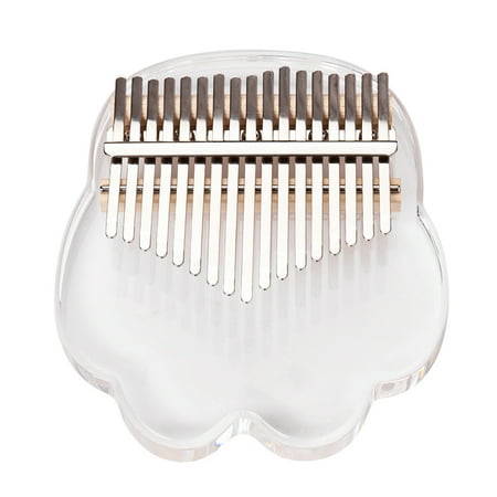 Yeacher Muslady 17-Key Kalimba Thumb Piano Transparent Acrylic Material ...