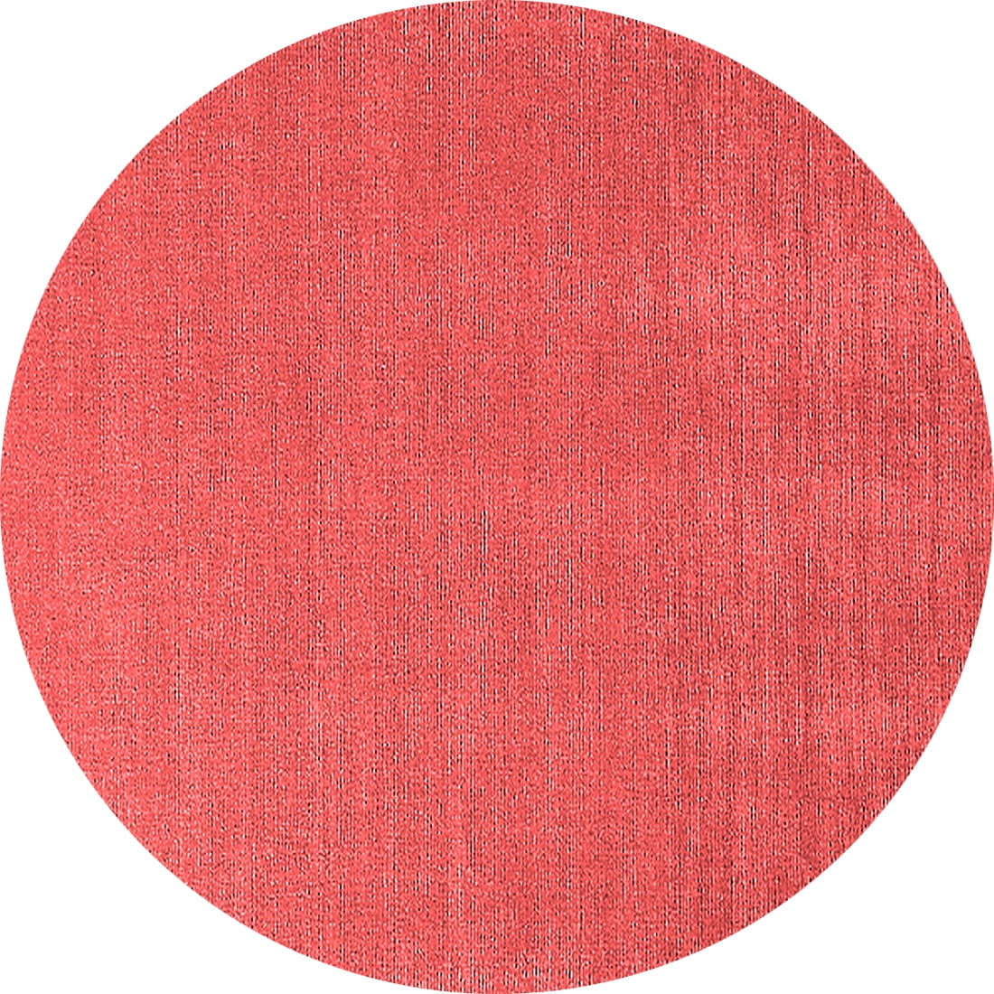 Ahgly Company Indoor Round Solid Red Modern Area Rugs, 6' Round ...
