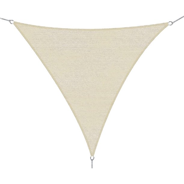 Large Size Triangular Shade Sail 3 X 3 X 3 M High Density Polyethylene ...