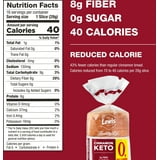 Lewis Bake Shop Healthy Life Cinnamon Keto Bread, 16 oz - Walmart.com