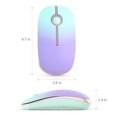 Slim 2.4G Wireless Mouse with Nano Receiver for PC, Laptop, MacBook ...