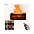 0731 Upgraded Fireplace Diffuser 7-Color LED Flame Effect, 300ml Large Capacity, Remote & Timer ...